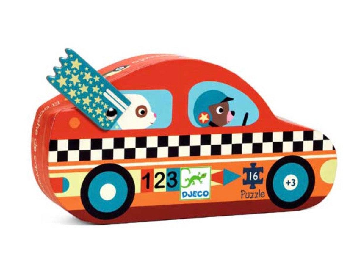 Puzzles | Mini The Racing Car Puzzle | Djeco – The Ridge Kids