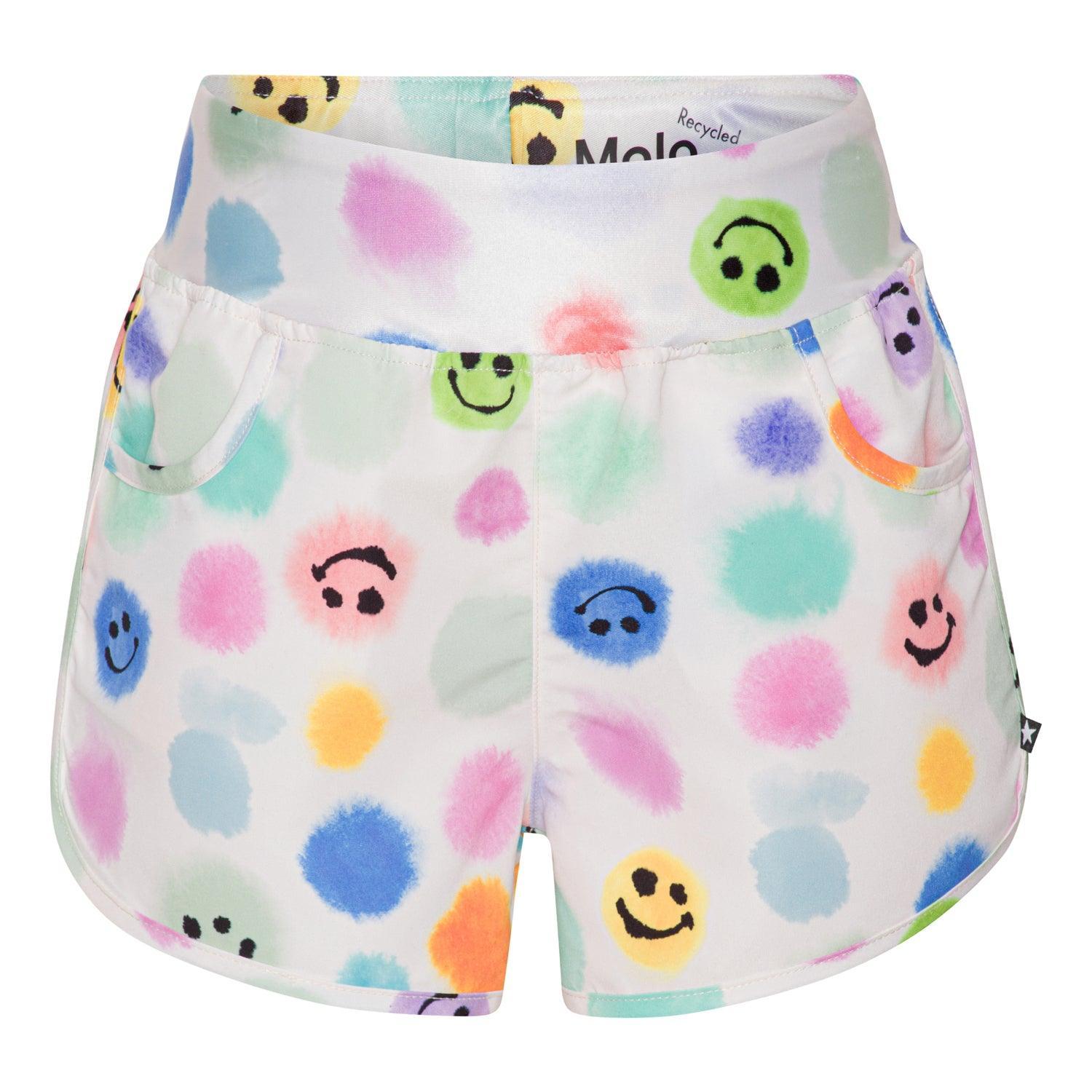 Tween Swimwear | Neva Painted Dots Swim Shorts | Molo – The Ridge Kids