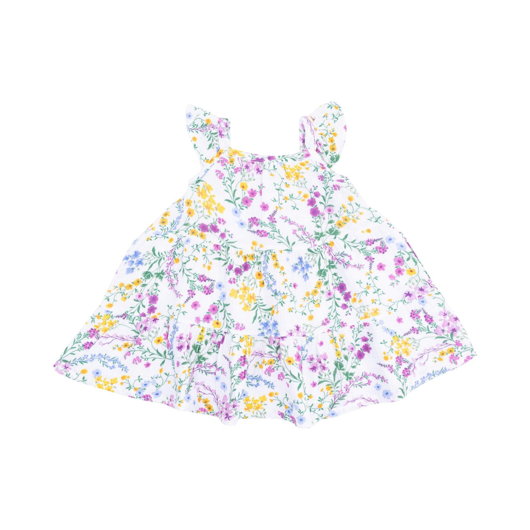 Girls Dresses | Twirly Sundress - Cottage Climbing Floral | Angel Dear ...