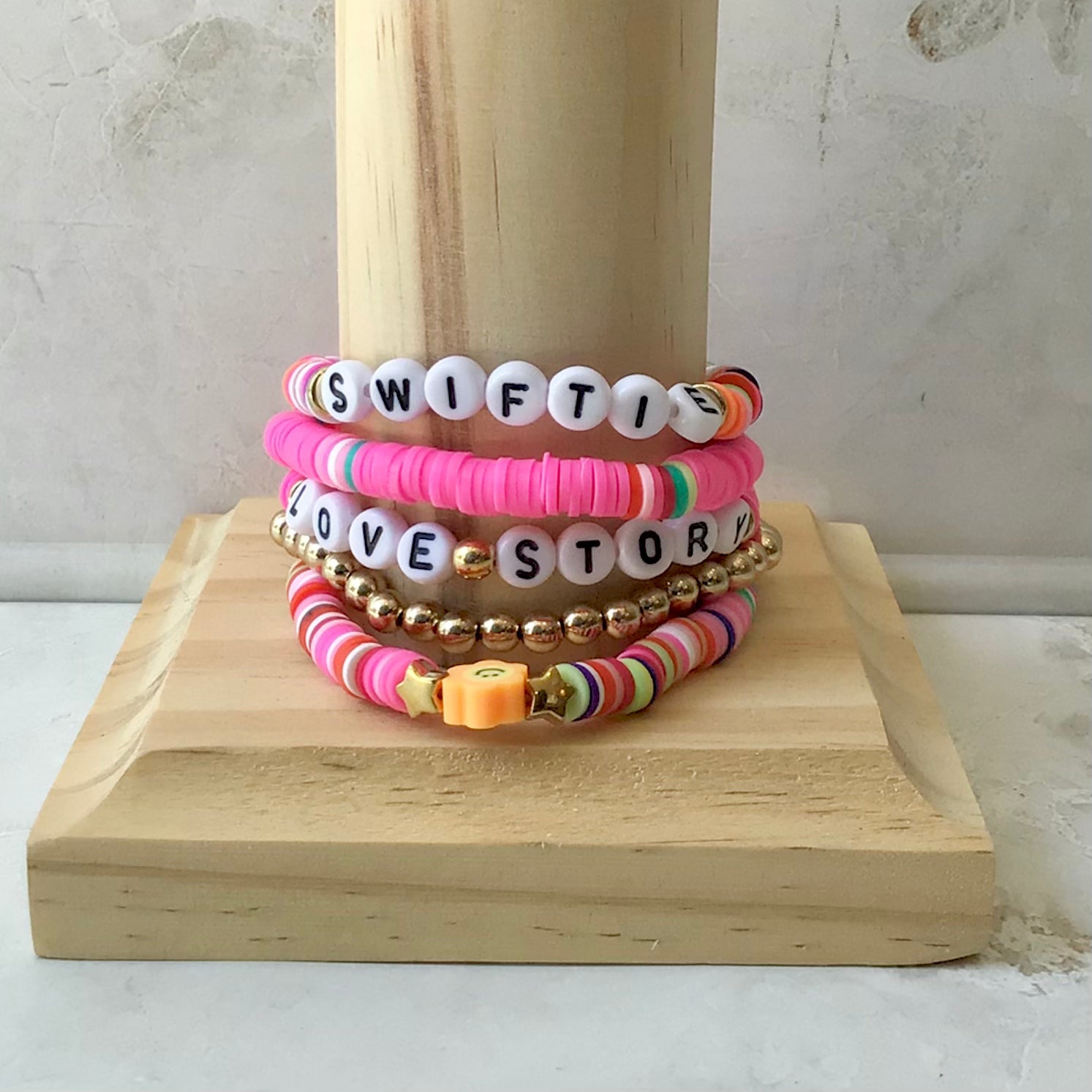 Tween Bracelets | Taylor Swift Beaded Bracelets- Lover | Sweet Cherry ...