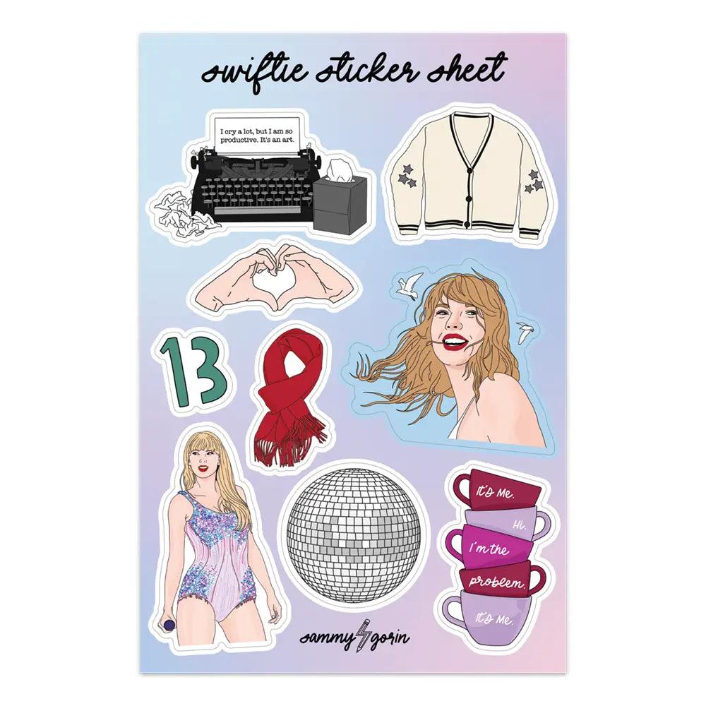 Creative Stationary | Taylor Swift Sticker Sheet |Sammy Gorin – The ...