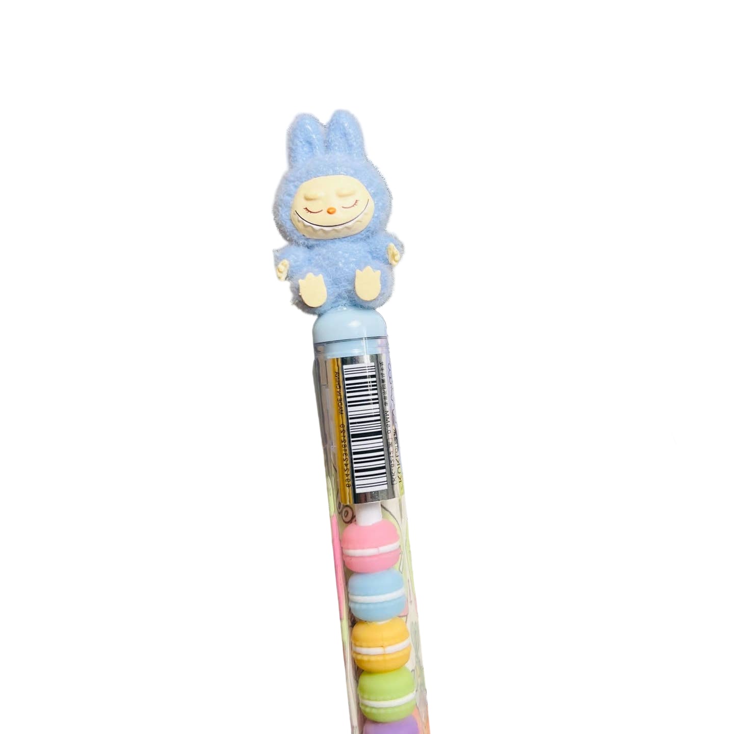 Creative Stationary | Gel Pen: Flocked Labubu- Blue | Little Trendy ...
