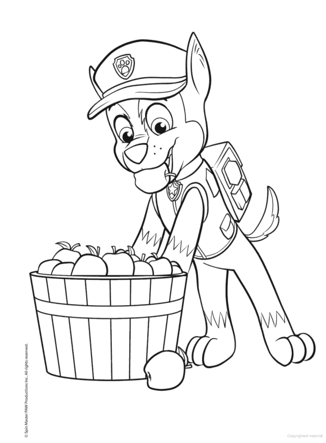 pet patrol coloring pages
