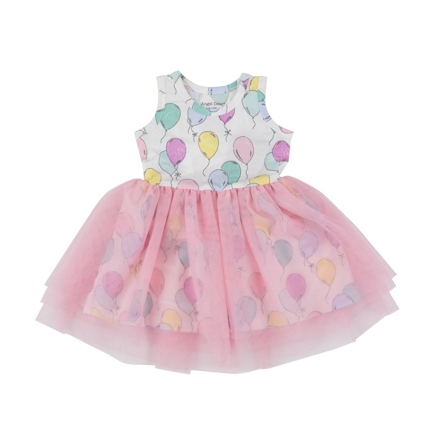 Girls Dress | Twirly Tutu- Balloons | Angel Dear – The Ridge Kids