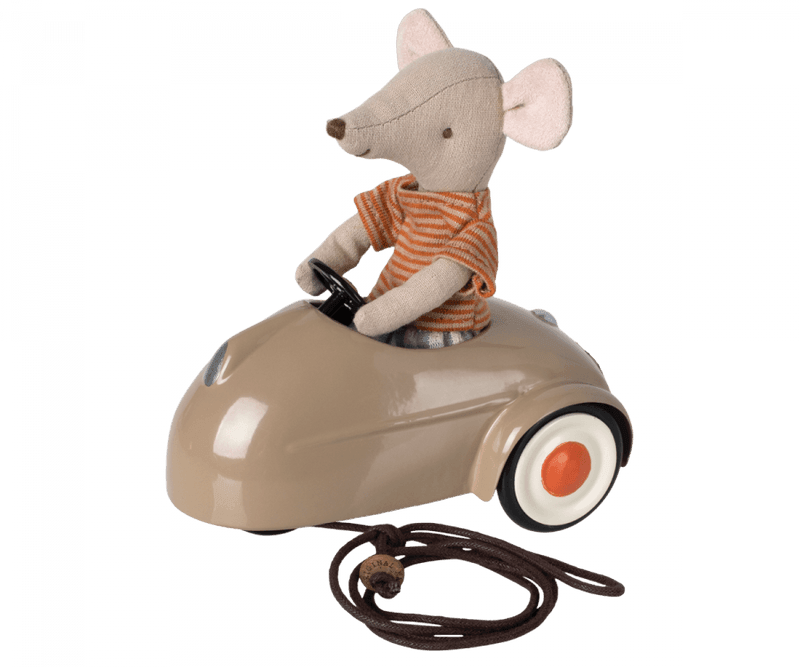 Heirloom Toy | Mouse Car- Brown | Maileg – The Ridge Kids