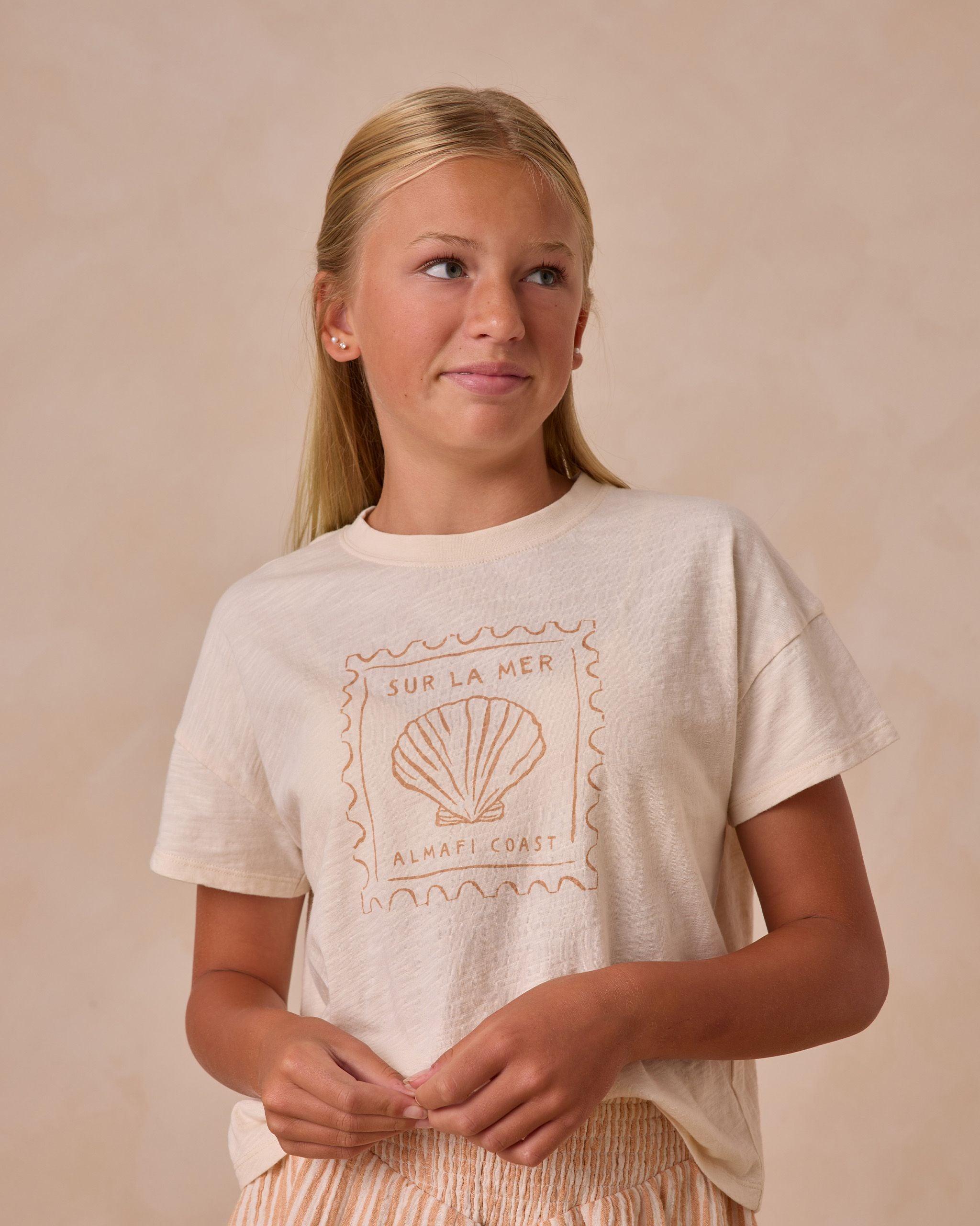 Tween Tops | Boxy Tee- Seashells | Rylee and Cru – The Ridge Kids