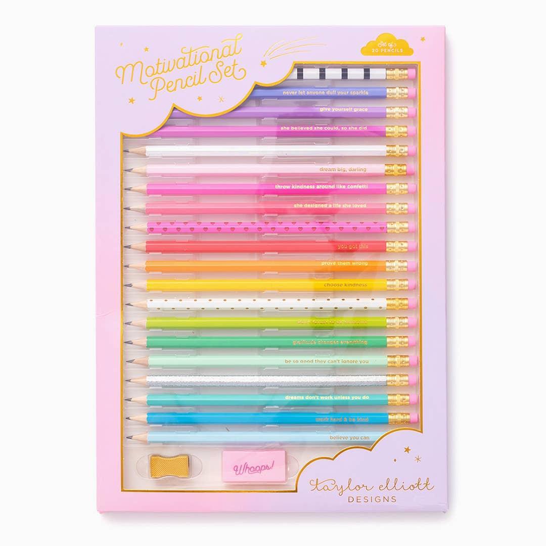 Pencils | Motivational Pencil Set | Taylor Elliott Designs – The Ridge Kids