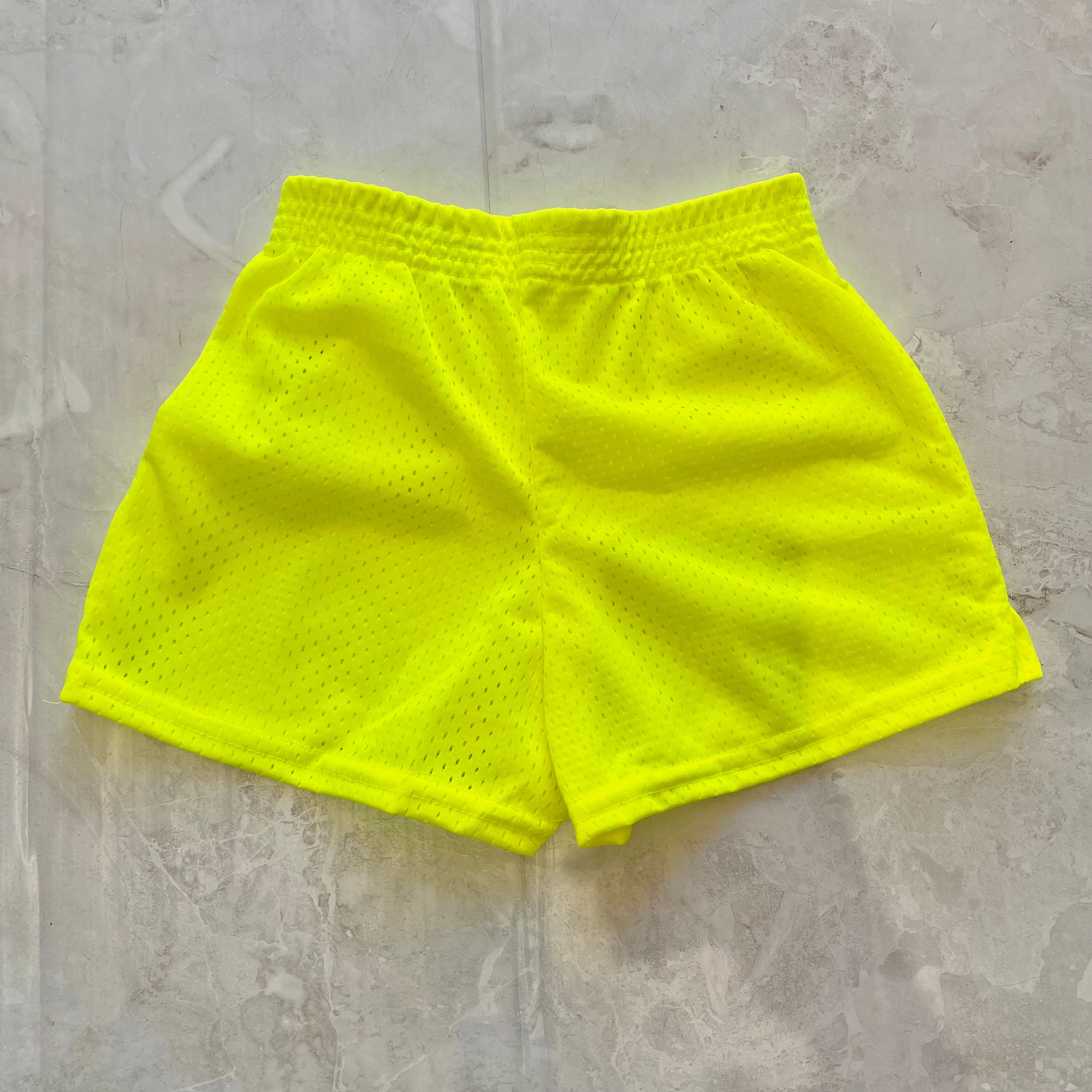 Tween Bottoms | Mesh Shorts- Neon Yellow | Dori Creations – The Ridge Kids