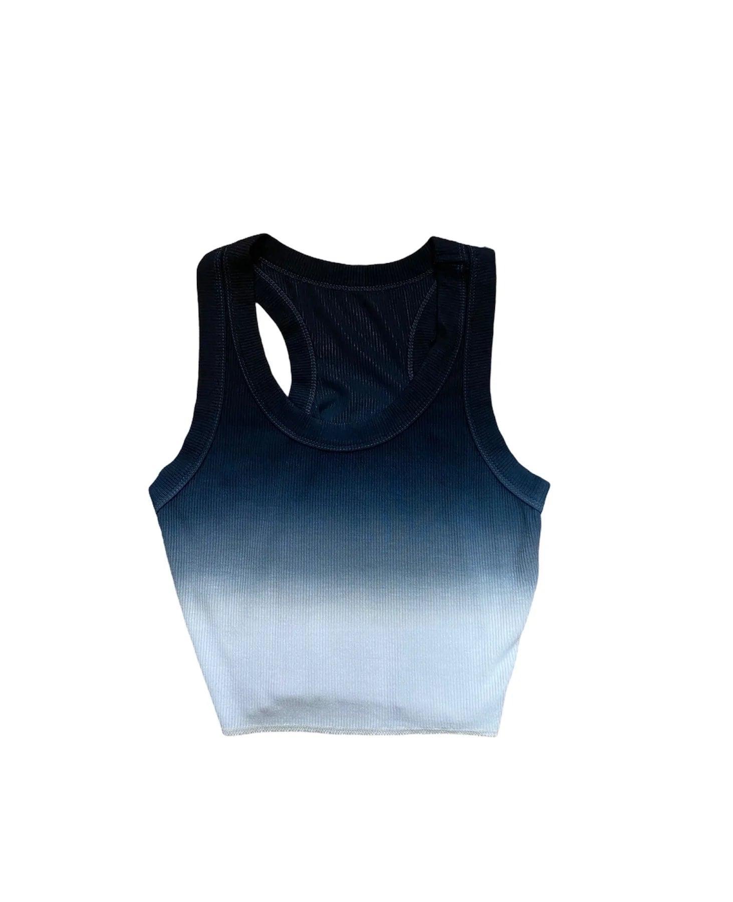 Tween Tops | Livi Tank -Dip Deep White Black | Katie J NYC – The Ridge Kids