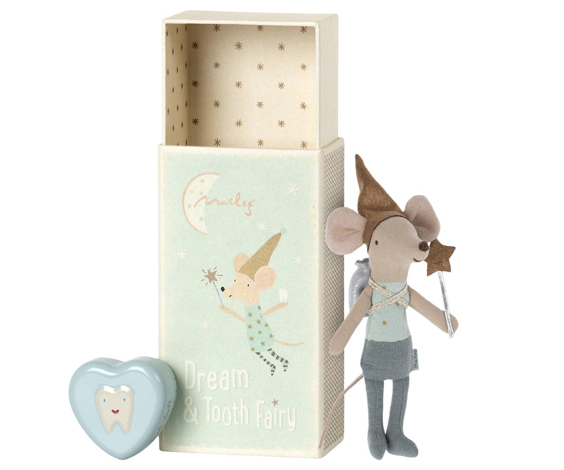 Heirloom Plush Toy | Tooth Fairy Mouse Doll Blue | Maileg – The Ridge Kids