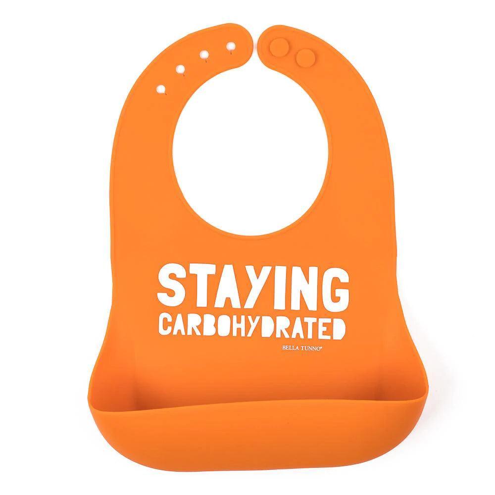 Staying Carbohydrated | Silicone Bib | Bella Tunno – The Ridge Kids